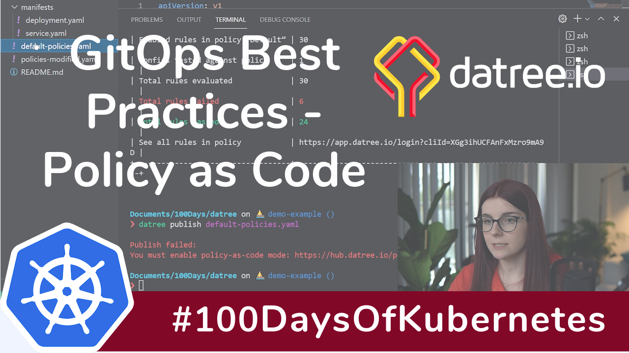 Gitops Best Practices — Policy As Code On Datree · Anais Urlichs