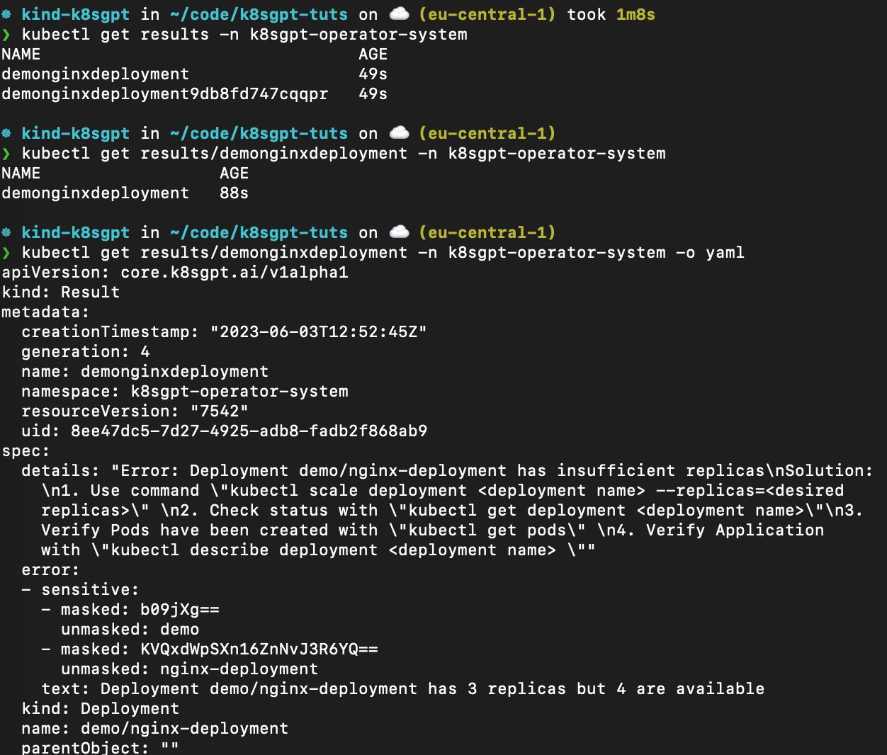 Full Tutorial: K8sGPT -- SRE superpowers through AI · Anais Urlichs